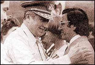 El presidente de Chile, general Augusto Pinochet, es recibido en Panamá ...
